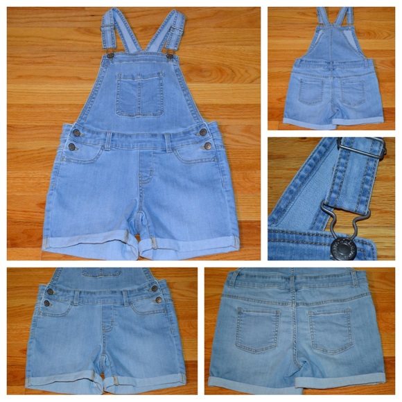 thereabouts | Bottoms | Youth Girls Thereabouts Denim Bib Overalls Size ...